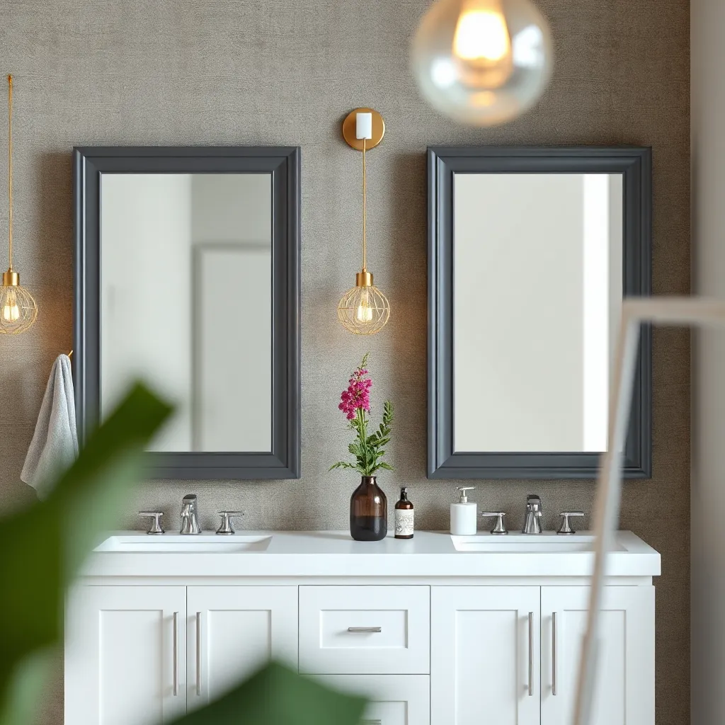 Exploring Bathroom Mirrors with Grey Frames