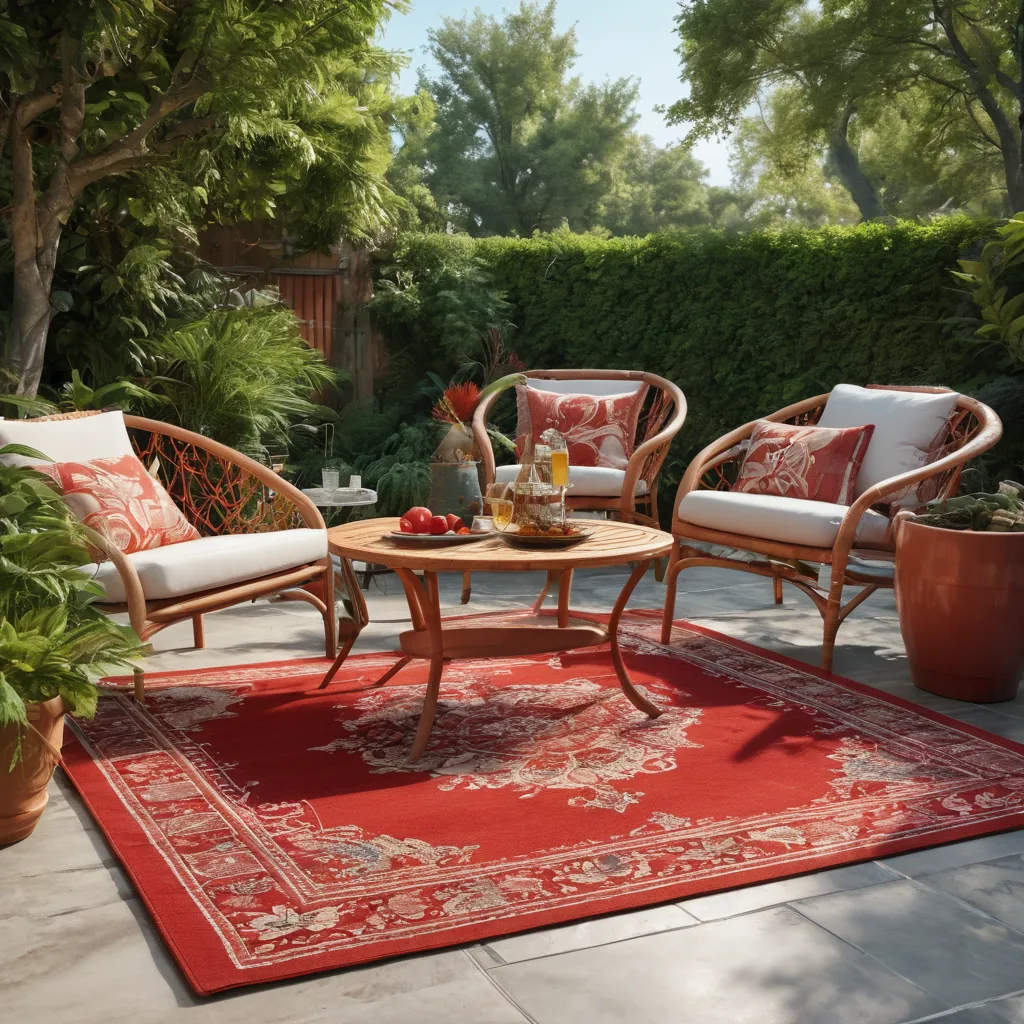 Exploring the Safavieh Red Outdoor Rug: Style & Durability