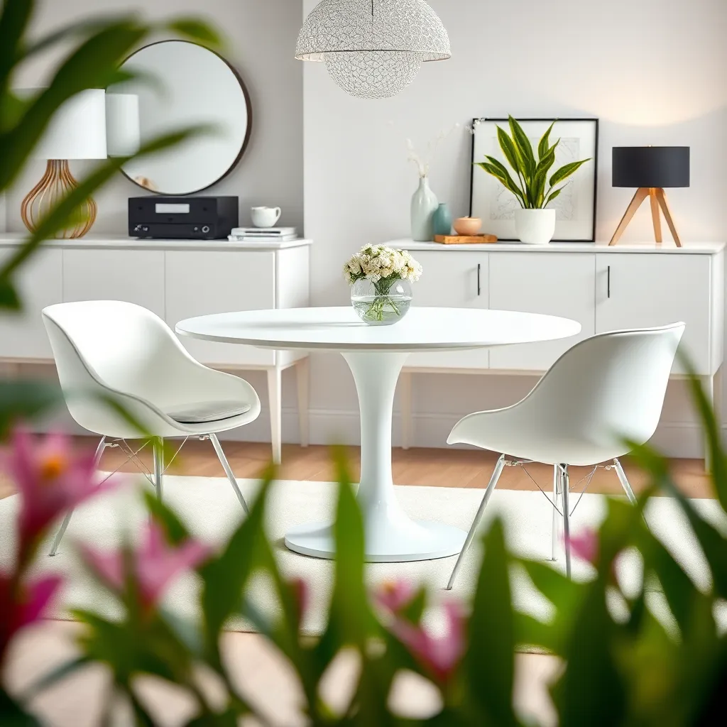 Exploring Round White Dining Table Sets for Four People