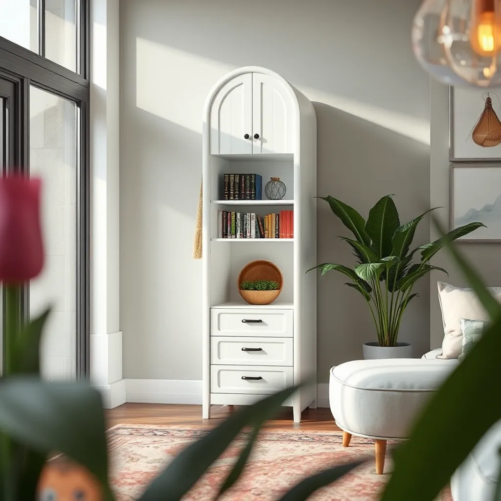 The Functional Aesthetic of a White Storage Tower